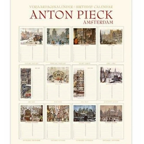 Birthday Calendar - Anton Pieck (Amsterdam) A4 21x30cm – Holland ...