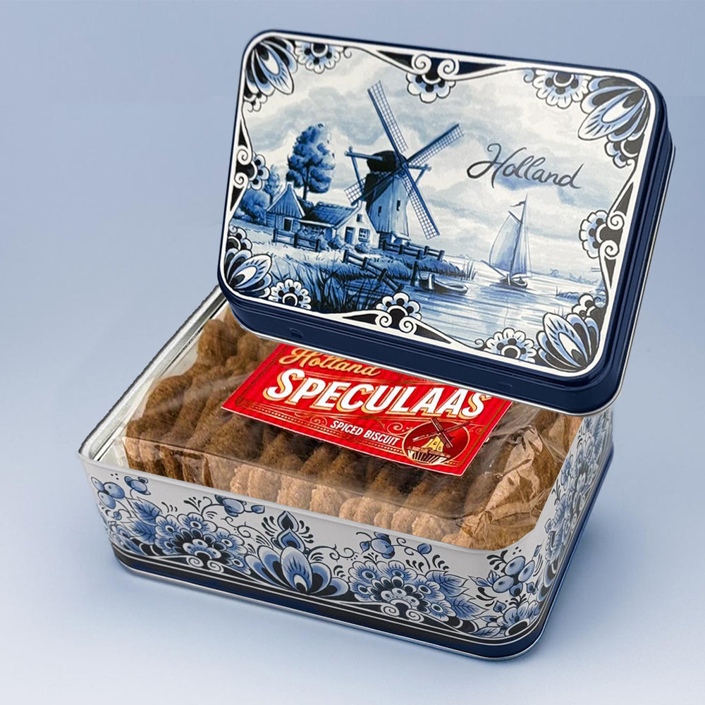 Speculaas Tin - Holland Delft Blue – Holland Shopping Centre