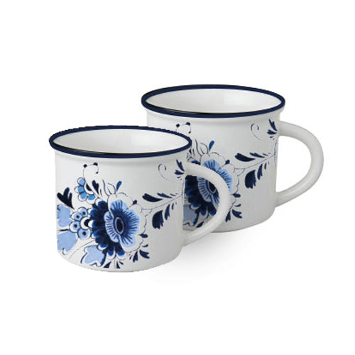 Dutch Floral - Mugs (33CL) Set of 2 – Holland Shopping Centre